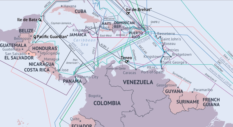 Conoce el mapa de cables que sustentan Internet | Erbol Digital Archivo