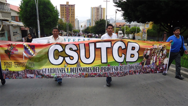 CSUTCB anuncia marcha para el 17 de octubre en La Paz | Erbol Digital ...